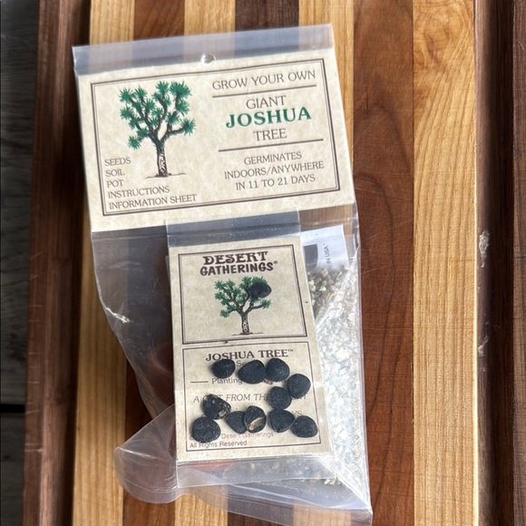 Grow Your Own | Other | Joshua Tree Seed Kit | Poshmark